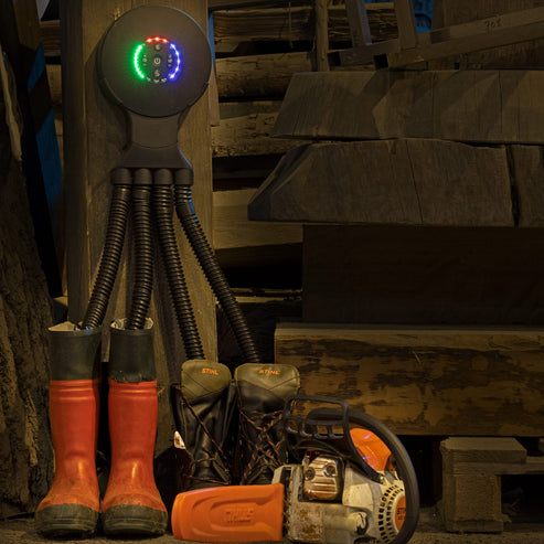 Hedgehog Octopus Black - Boot dryer – Hedgehog Dryer USA